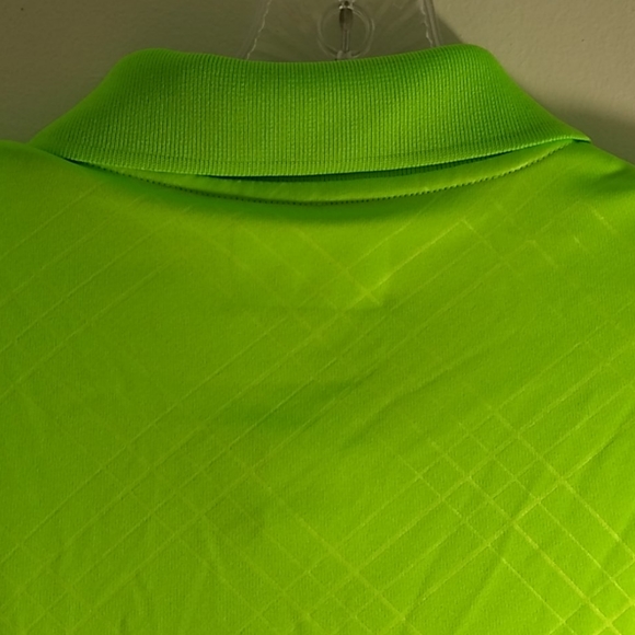 Pro Tour | Shirts | Mens Neon Green Diamond Pattern Gold Shirt | Poshmark